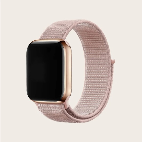 Wearables | Apple Watch Band Nylon Off Pink | Poshmark